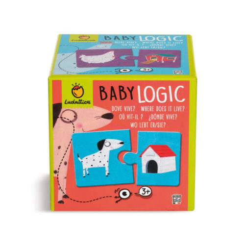 Ludattica Puzzel Baby Logic - Wie Woont Waar ? + 3jaar