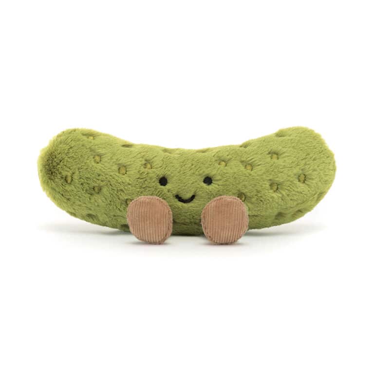 Jellycat Amuseable Knuffel Augurk Pickle - Grasonderjevoeten.nl