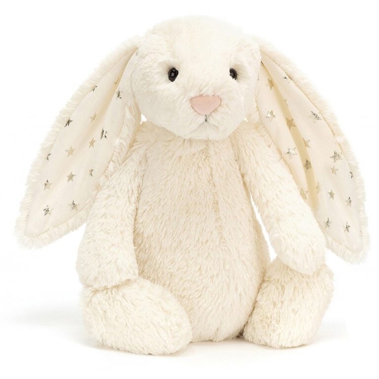 Jellycat Bashful Knuffel Konijn Bunny Twinkle Medium - Grasonderjevoeten.nl