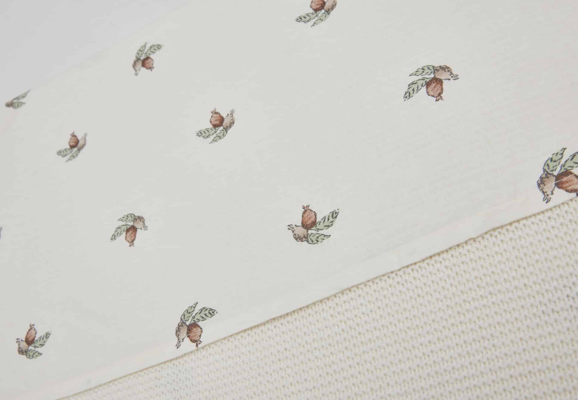 Jollein Ledikant Laken Rosehip (120 x 150 cm) - Grasonderjevoeten.nl