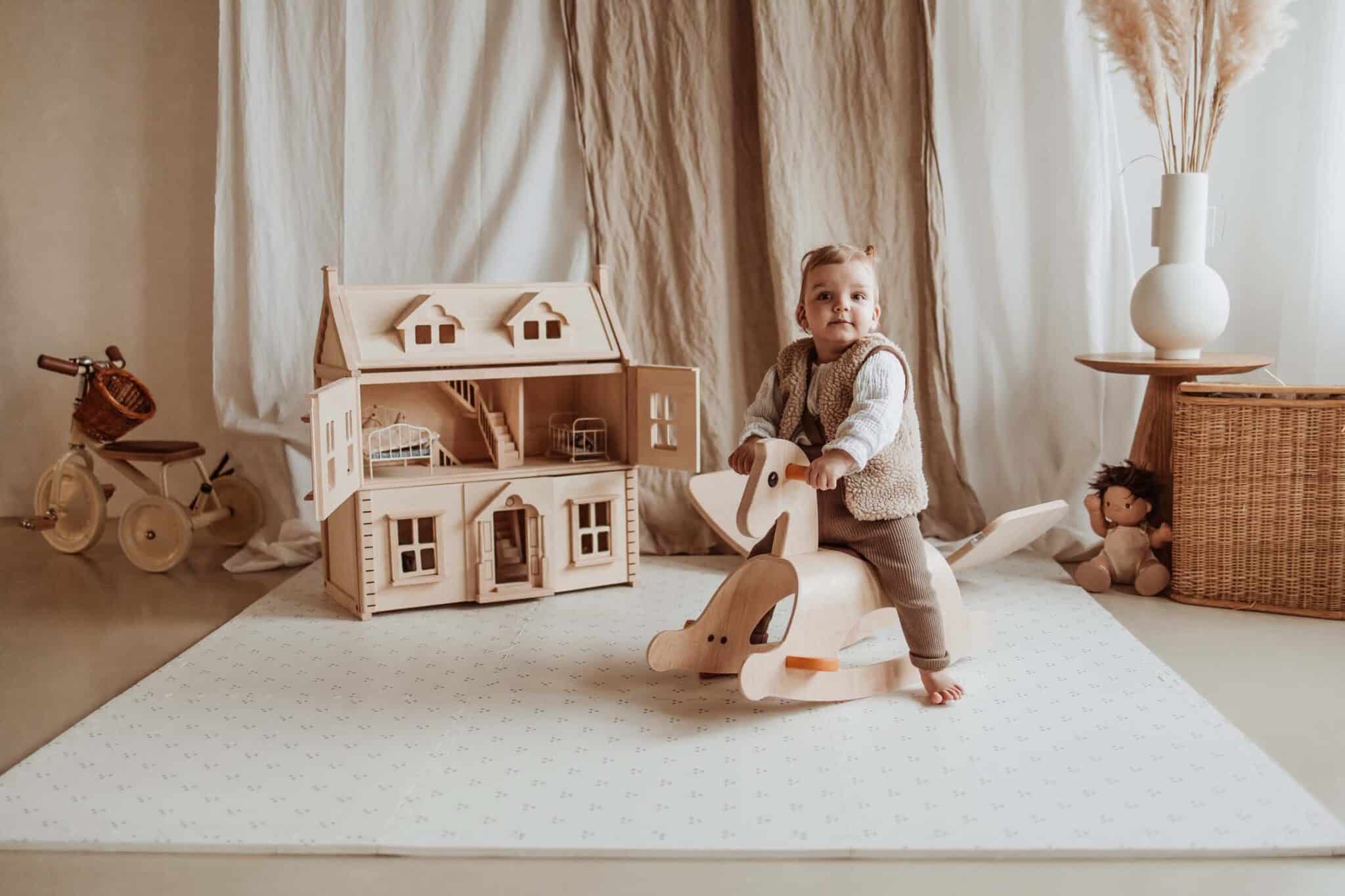 Play and Go Puzzelmat Numbers Terrazzo EVA - Grasonderjevoeten.nl