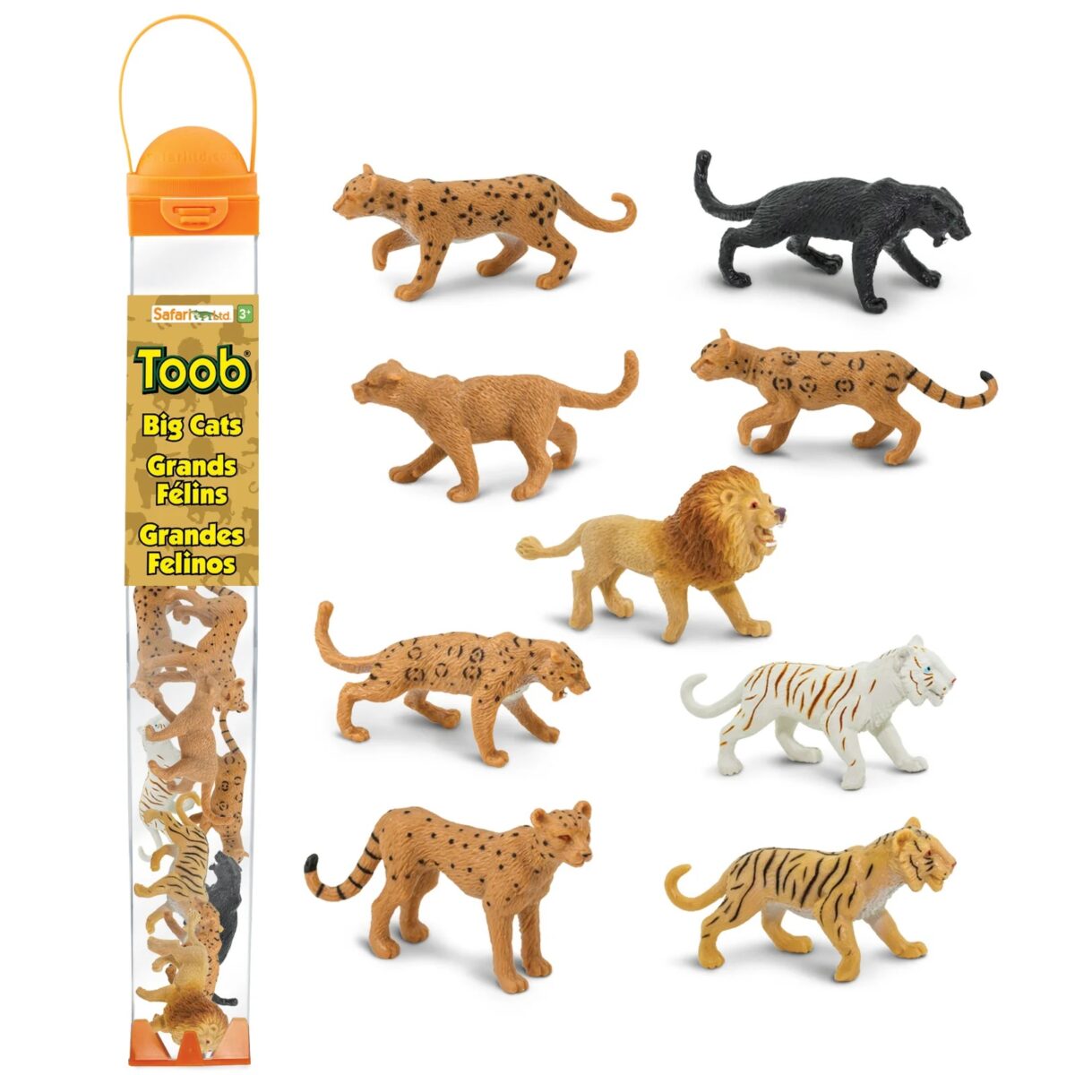 Safari Speelfiguren Toob Set - Big Cats - Grasonderjevoeten.nl